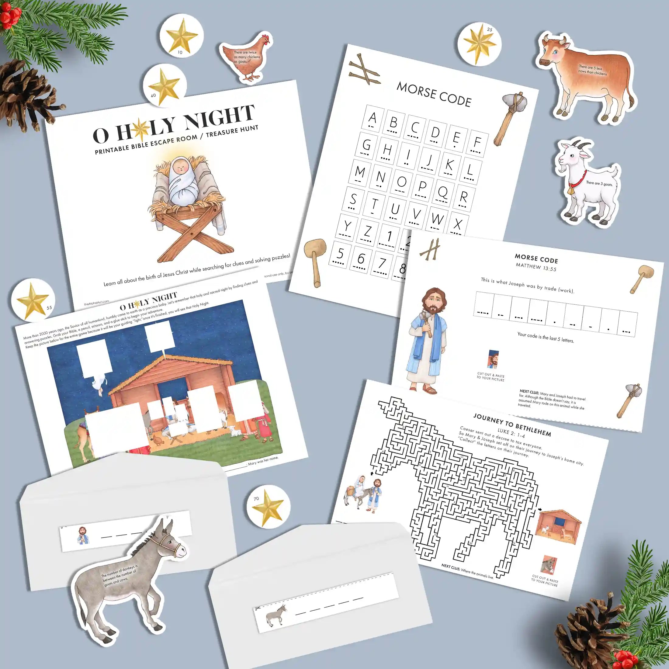Nativity Escape Room - Christmas Group Activity – Aloha Digitals