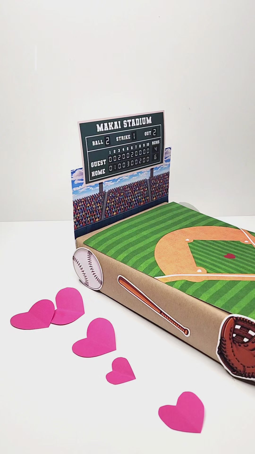 Baseball Field Valentine Box – Aloha Digitals